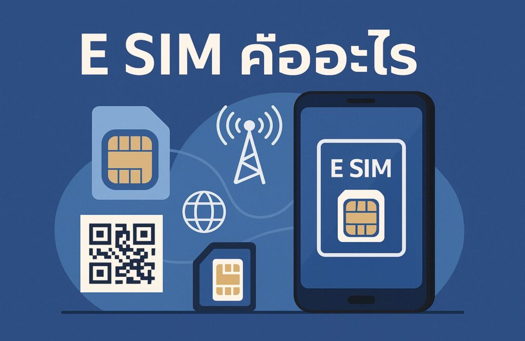 E sim คืออะไร? ทำงานอย่างไร ข้อดี และข้อแตกต่างจากซิมการ์ด ปี 2025